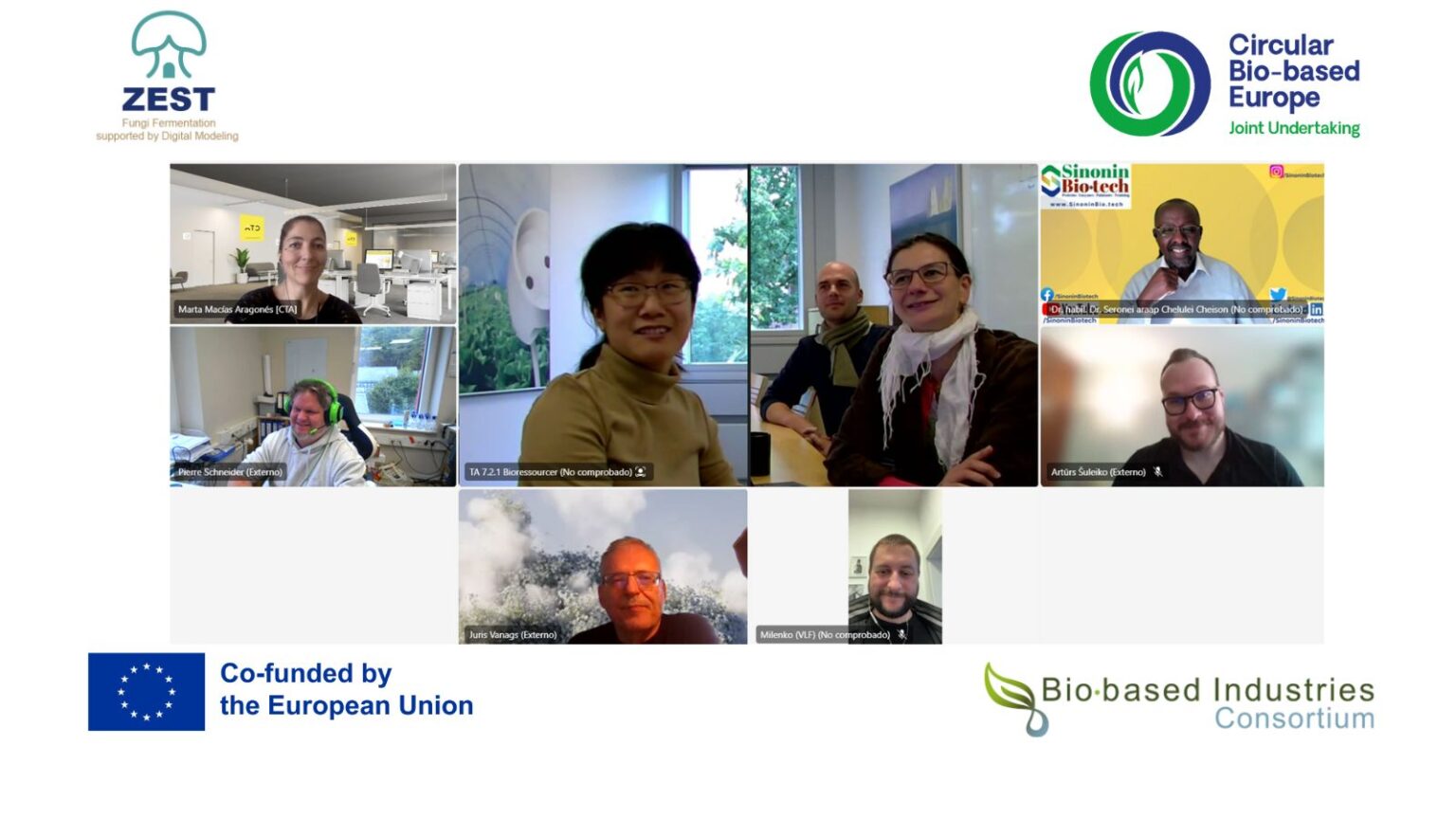 #ZESTProject Executive Board Virtual Meeting - Sinonin Biotech GmbH